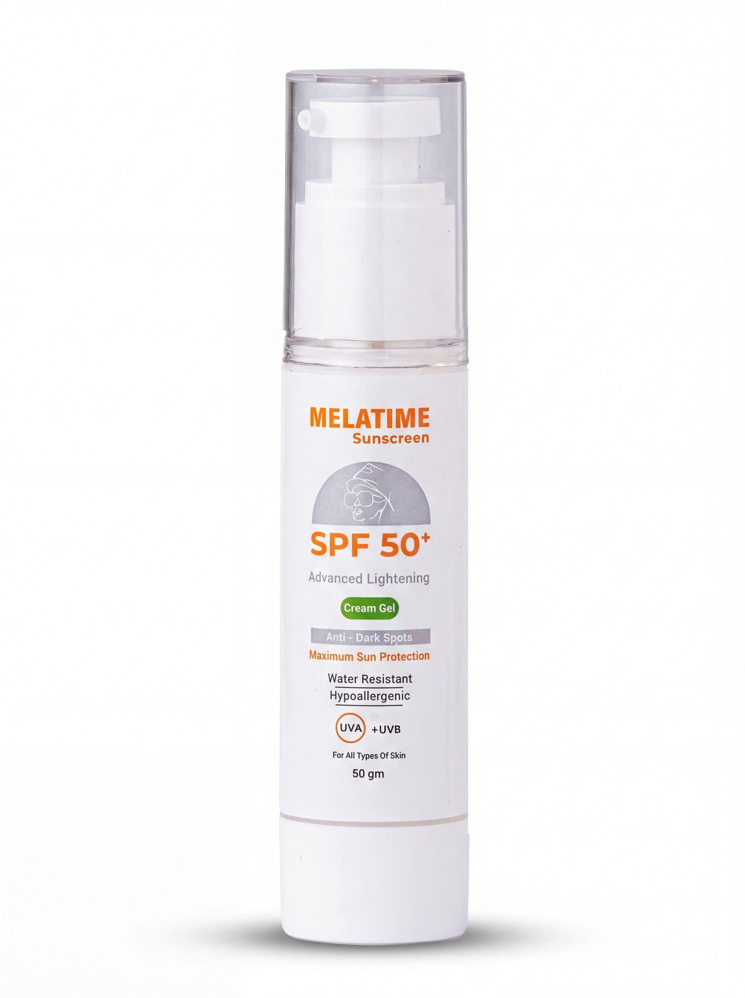 Melatime sunscreen SPF 50+ (Advanced Lightening formula ) – melatime